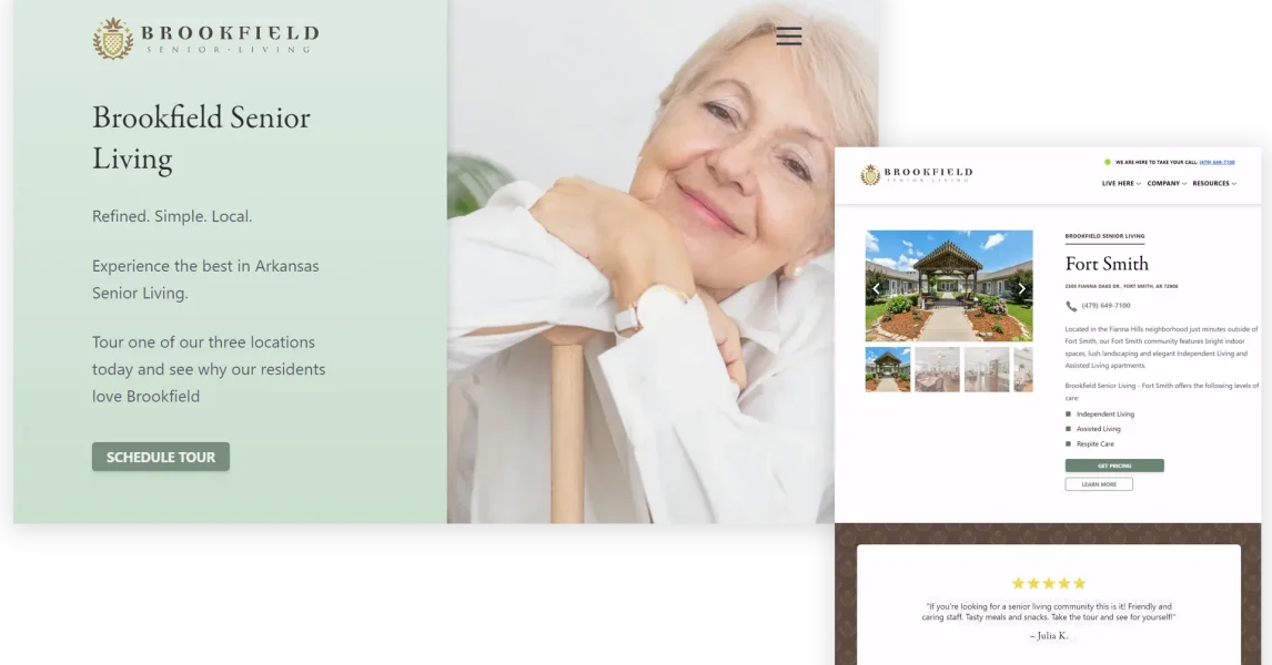 Brookfield Senior Living Case Study | Amethron